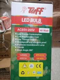 Tuff 40 watt led bulb/40 watt led bulb / | Daraz.pk