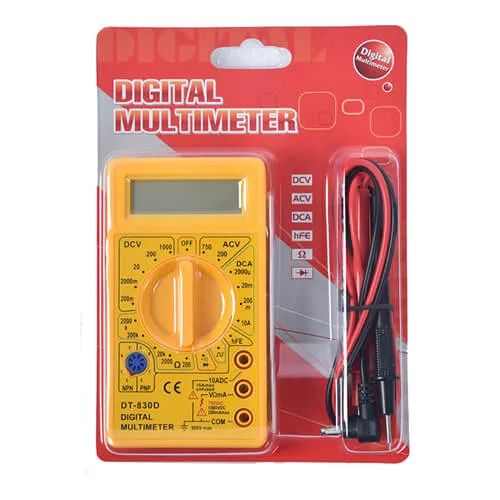 830D digital Yellow multimeter | Daraz.com.bd
