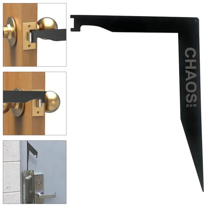 Firefighter Tool Access Doors Easily Multi-Purpose Leverage Tool Stainless Steel Swipe Tool Fire ...