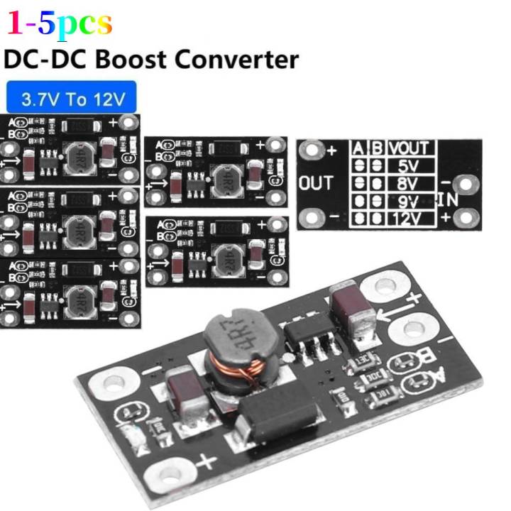Mini DC-DC Boost Step Up Converter 3V 3.2V 3.3V 3.7V 5V 9V to 12V Voltage Regulator PCB Board ...