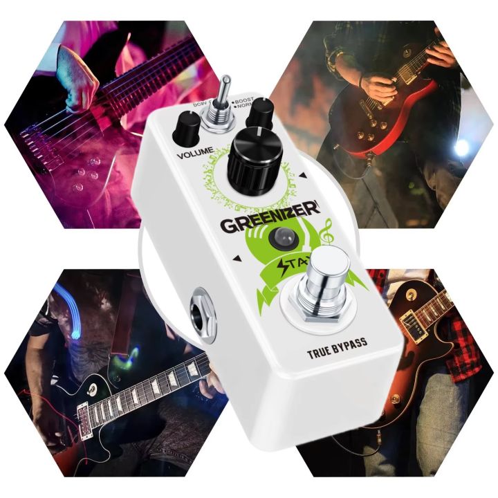 Stax Overdrive Booster Pedal TS Effects Guitar Greenizer Effector Tube ...
