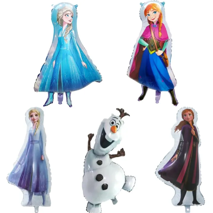 Frozen Princess Elsa Anna Olf Aluminum Foil Balloon students Birthday ...
