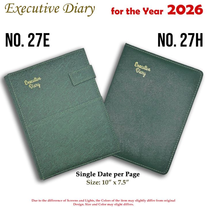 Executive Single Date Diary for the year 2026 | Daraz.pk