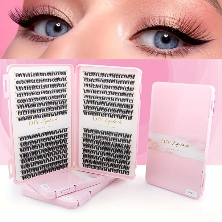 384 Pcs Eyelash Extension Kit - Individual Eyelash Sets, D-Curl ...