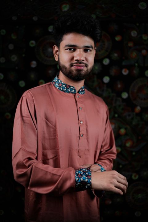 Maroon Color Punjabi for man | Daraz.com.bd