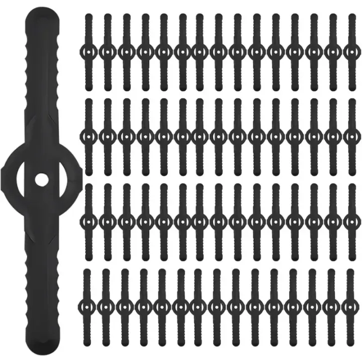 10-100Pcs Plastic Blade Set Cutter Replacement for Cordless Grass ...