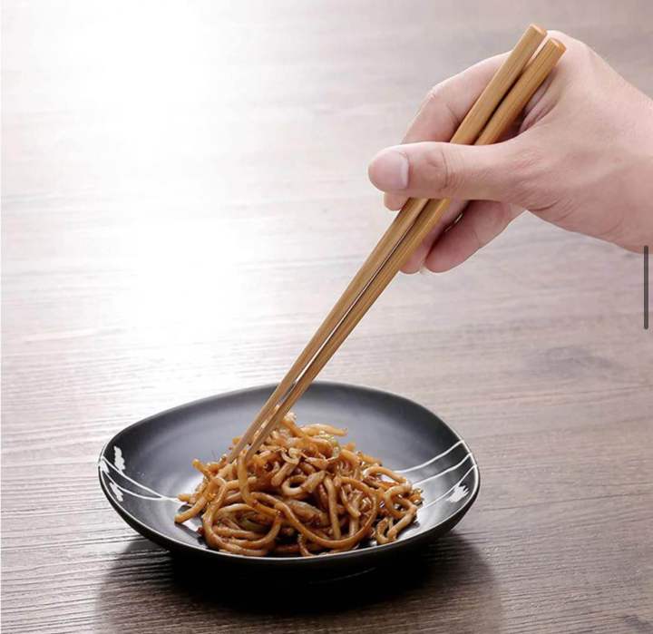 Wooden chopstick pair of 10 - traditional Chinese style chopstick ...
