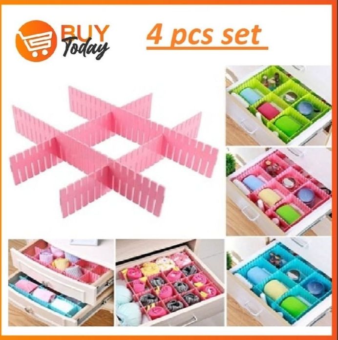Pack Of 4 Drawer Organizer Plastic Strips (Almost 9 inch) | Daraz.pk