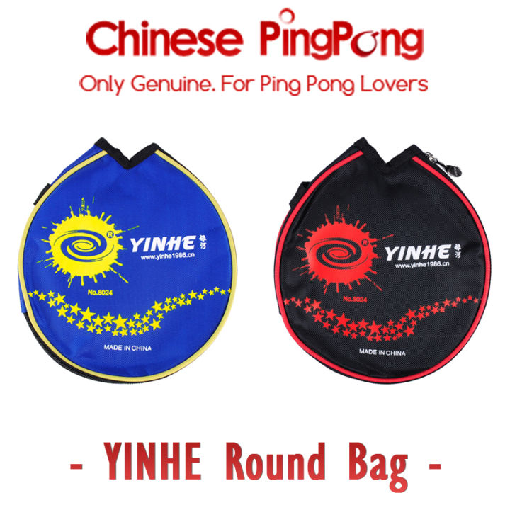 Original YINHE Table Tennis Racket Bag Portable Thick Round Protective ...