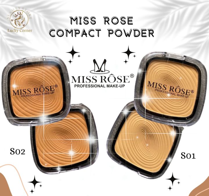 Miss Rose Compact Powder Studio Fix Powder Plus Foundation Beauty ...