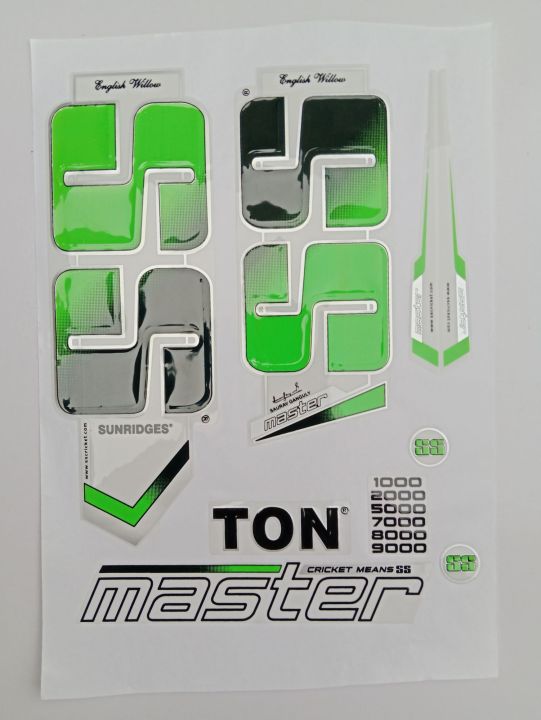 New 3D 2024 Latest SS TON SUNRIDGES Master Cricket Green Black Edition ...