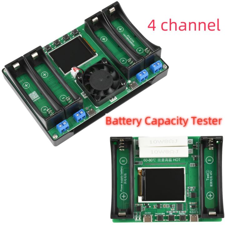 18650 Lithium Battery Capacity Tester Module MAh MWh Digital Battery ...