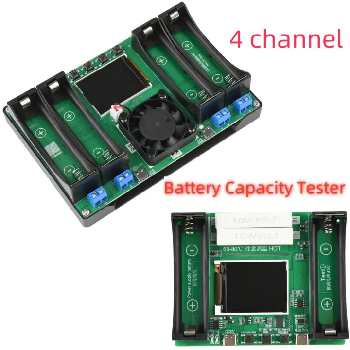 18650 Lithium Battery Capacity Tester Module MAh MWh Digital Battery ...