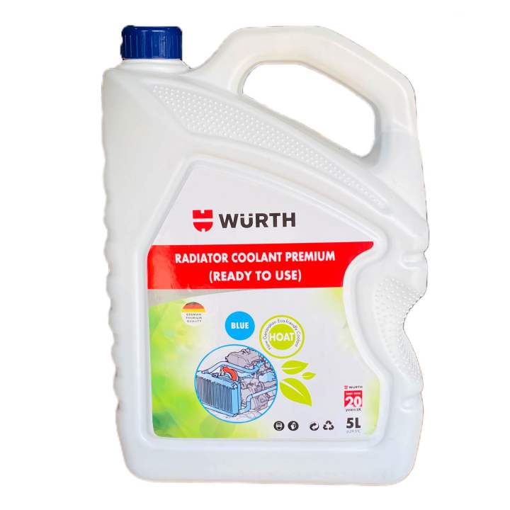 WURTH RADIATOR COOLANT PREMIUM WATER BASED 5L - Blue COLOUR | Daraz.lk