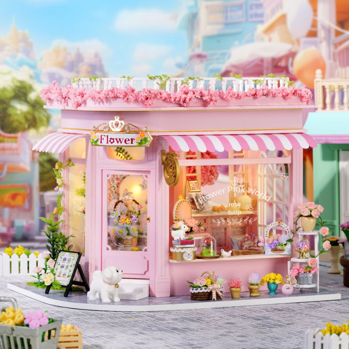 Doll House Mini DIY Small Kit 3D Puzzle Assembly Building Model Toy ...