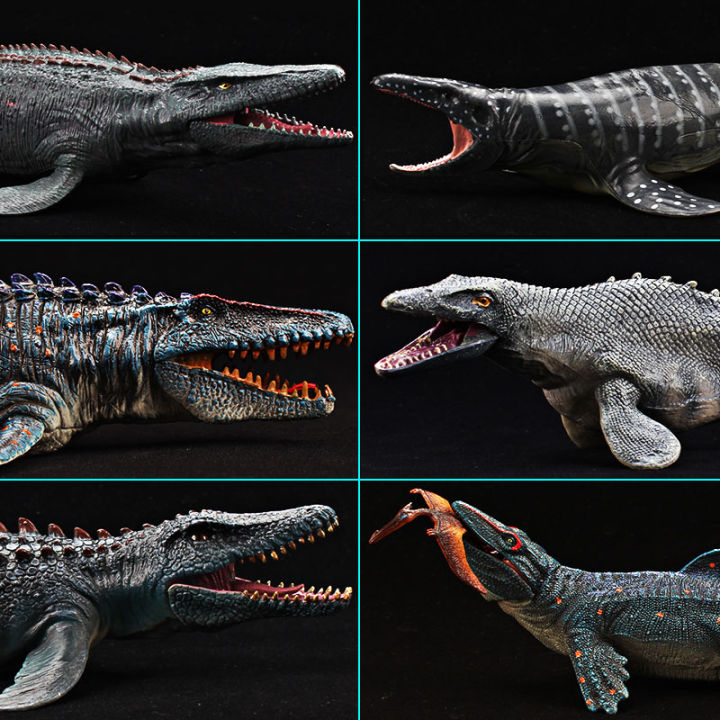 Lifelike Mosasaurus Model Simulation Jurassic Dinosaur Action Figure ...