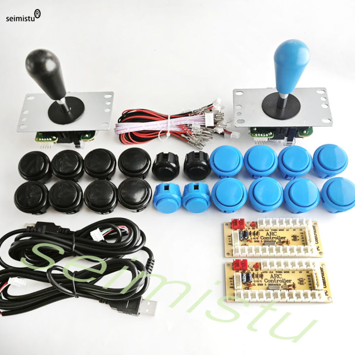 ARCADE Joystick Copy SANWA Game Machine Arcade Console DIY Kit Push ...