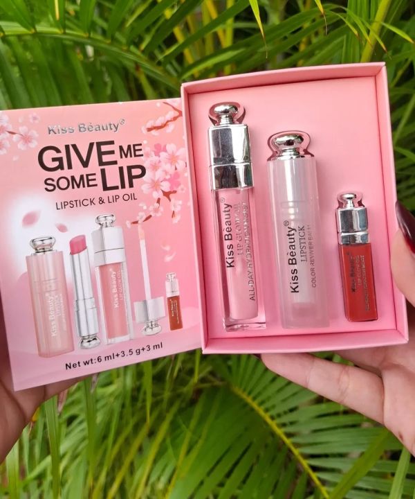 Give Me Some Lip Beauty Lip Glow Oil and Lipstick & Lip Oil | Daraz.com.np