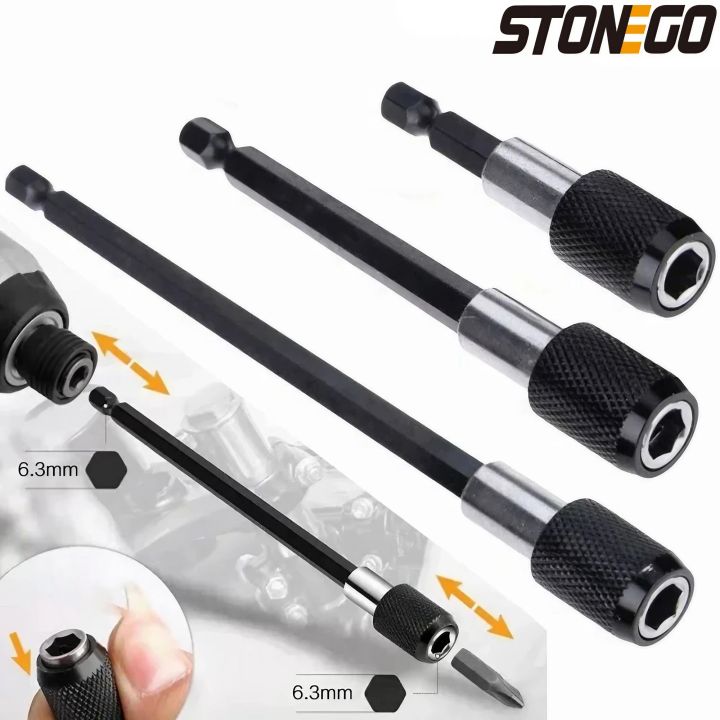 STONEGO 1/4Inch Hex Shank Quick Release Electric Drill Magnetic ...