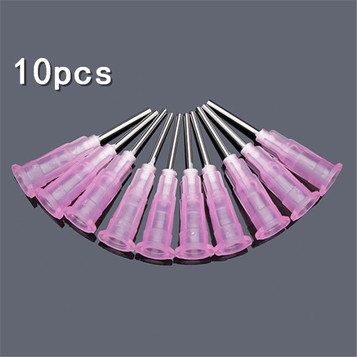 10Pcs 0.9mm Dispensing Needles Tips For Glue Dispensing Liquid ...