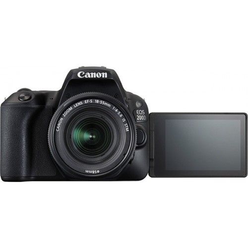 CANON EOS 200D 24.2 MP WITH 18-55MM KIT LENS FULL HD WI-FI DSLR CAMERA ...