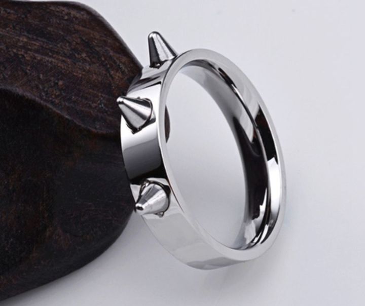 TOP TRENDING UNISEX STAINLESS STEEL PUNK STYLE TORN RING DESIGN JEWELRY FOR MEN AND WOMEN -TOP ...