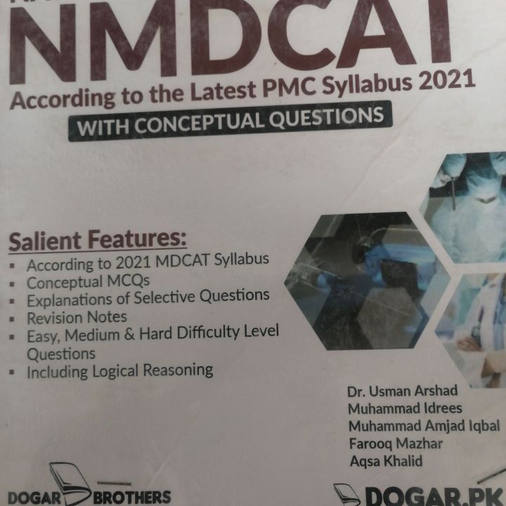 NMDCat Prepration Best Book syllabus conceptual mcqs Easy,medium,Hard Level Question Logical ...