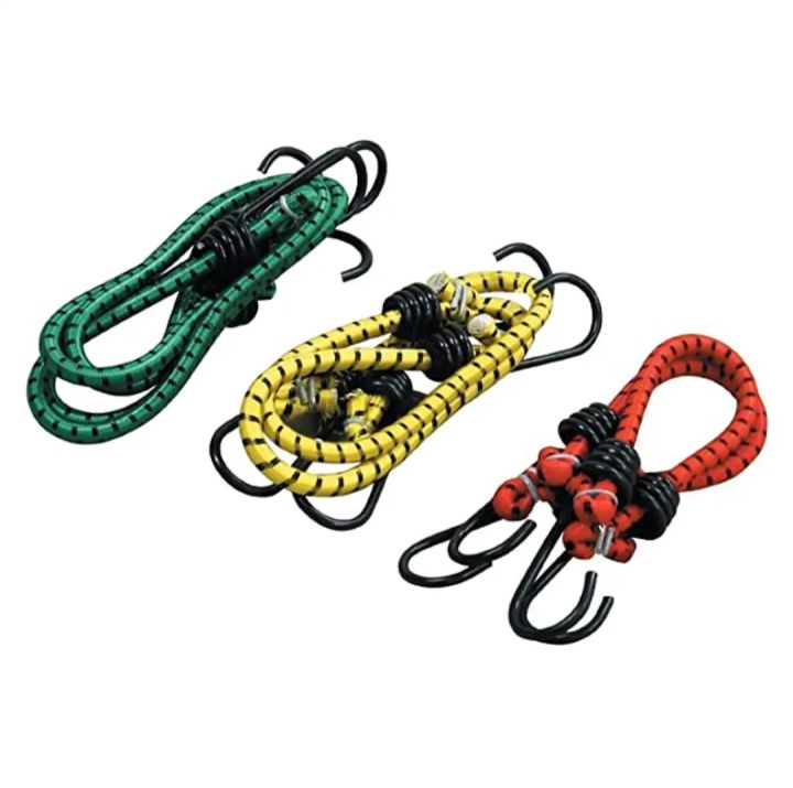 Motorcycle luggage tying elastic rope with hooks bike rope | Daraz.com.bd