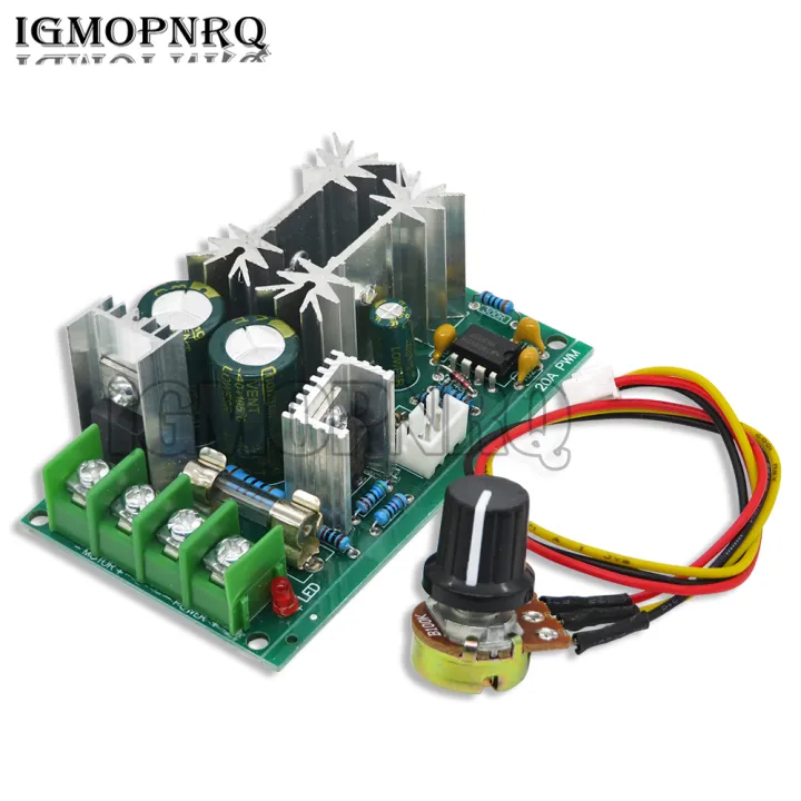 10-60V PWM Motor DC 12V 24V Motor Speed Control Regulator Speed ...