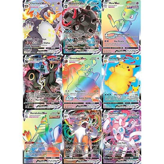 Pack of 6 Pokemon Vmax Cards | Daraz.pk