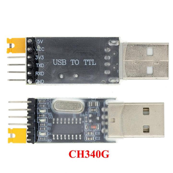 CH340G CH340 3.3V 5V Switch USB to TTL Converter UART Module | Daraz.com.bd