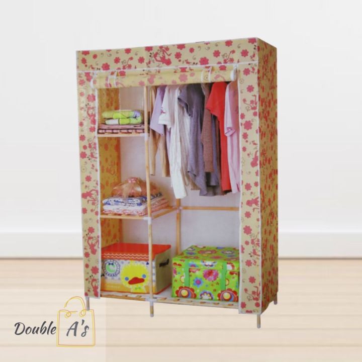 Folding cupboard wooden store