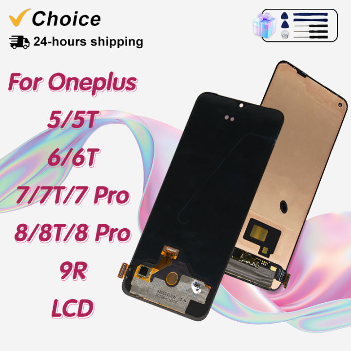 CHOICE AMOLED For Oneplus 5 5T Display 1+ 6 6T LCD Touch Screen ...