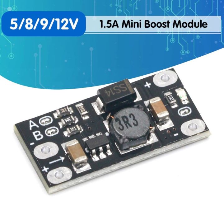 Mini DC-DC Boost Step Up Converter 3V 3.2V 3.3V 3.7V 5V 9V to 12V Voltage Regulator | Daraz.lk
