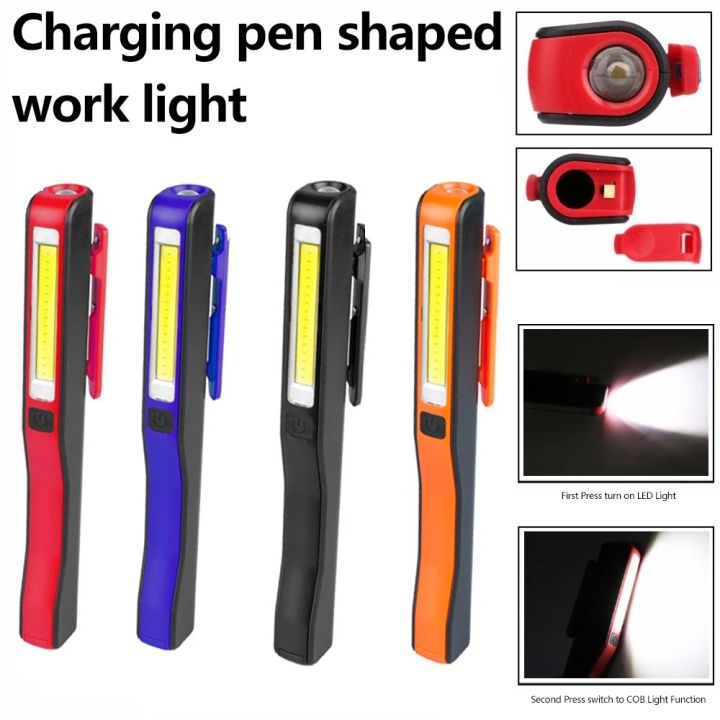 Powerful COB LED Work Light Car Multifunction Lamp Magnetic Mini Pen ...