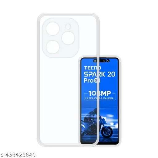 TECHNO 20 PRO TRANSPARENT BACK COVER, POUCH BEST QUALITY BEST PRICE ...