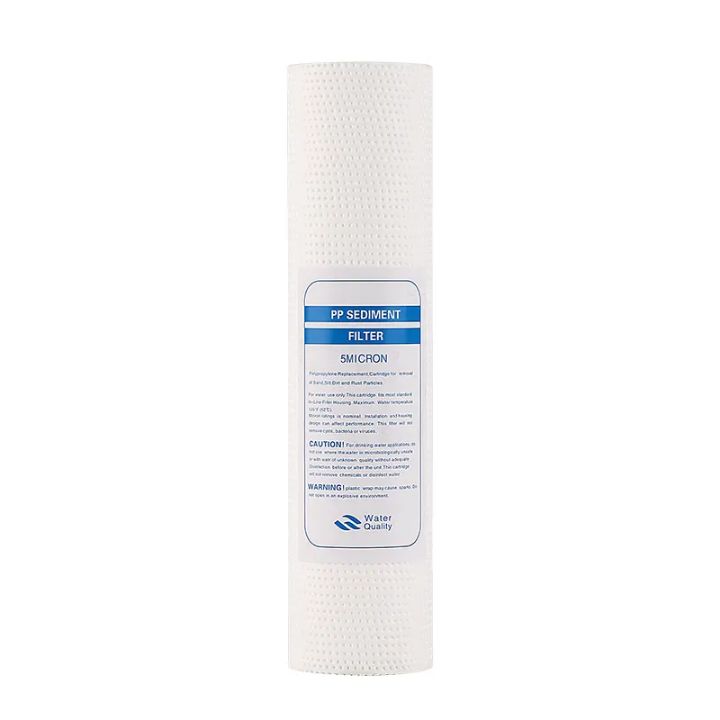 10 Inch 5 Micron polypropylene PP filter cartridge water filtration ...