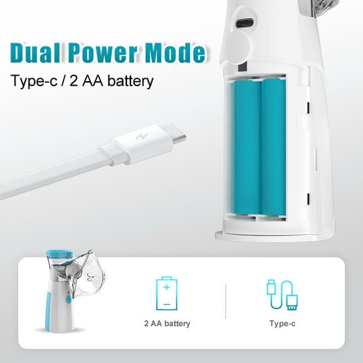 Handheld portable Inhale Nebulizer Mesh atomizer silent inhaler ...