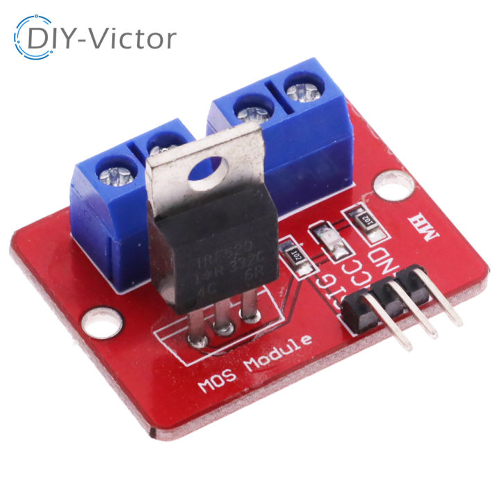0-24V 3.3V 5V Top Mosfet Button PWM regulating IRF520 MOS Driver Module ...
