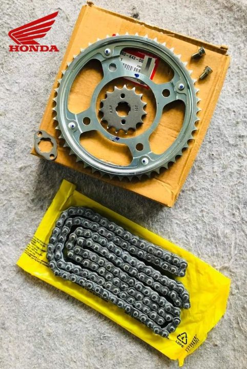 Chain Sprocket Kit For Honda CB Hornet 160R SKU: 02380-K43-D00 | Daraz.lk