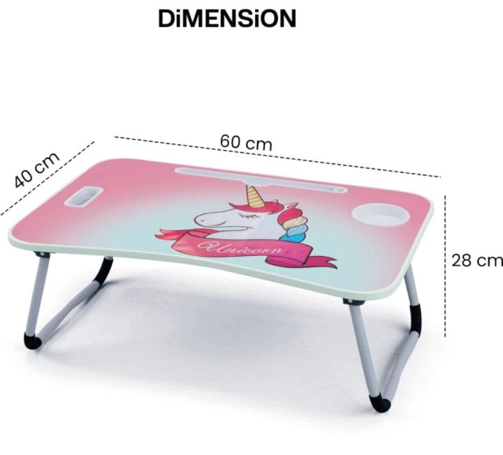 Unicorn Multi-Purpose, Foldable Study Table | Daraz.com.np