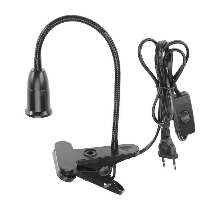 1.7m E27 Clamp Lamp Bases EU Plug Desk Lamps LED Bulb Hanging Light ...