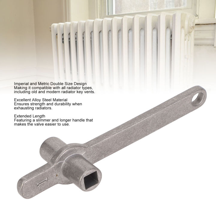 Radiator Key Handle Radiator Vent Valve Key Imperial and Metric Alloy ...