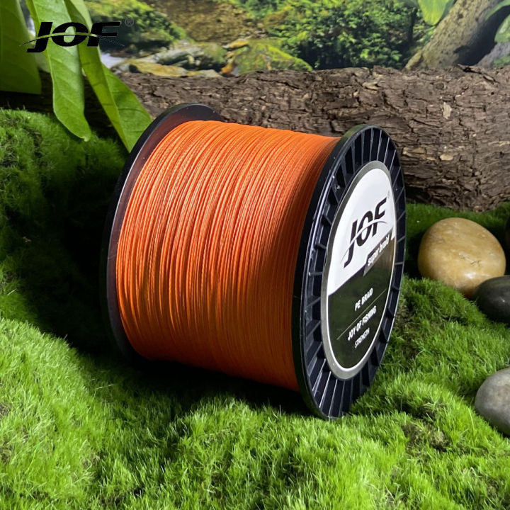 JOF 4 Strands PE Braided Fishing Line 0.4#-8.0# 1000M Acceptable Carp ...