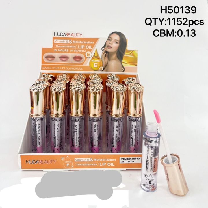 Huda Beauty LIP OIL 24 HOURS LIP TREATMENT Vitamin | Daraz.lk