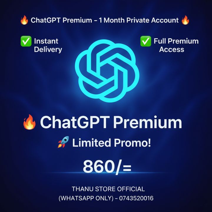 ChatGPT 5 1 Month Premium Subscription Chatgpt plus chatgpt premium ...