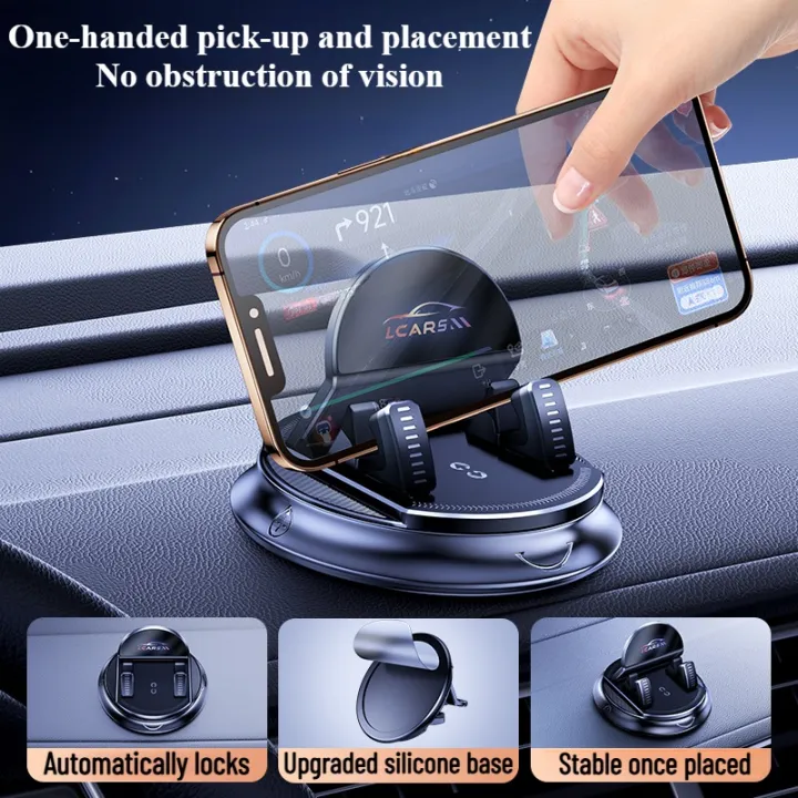 Universal Car Phone Mount Rotatable Dashboard Suction Cup Stand for ...