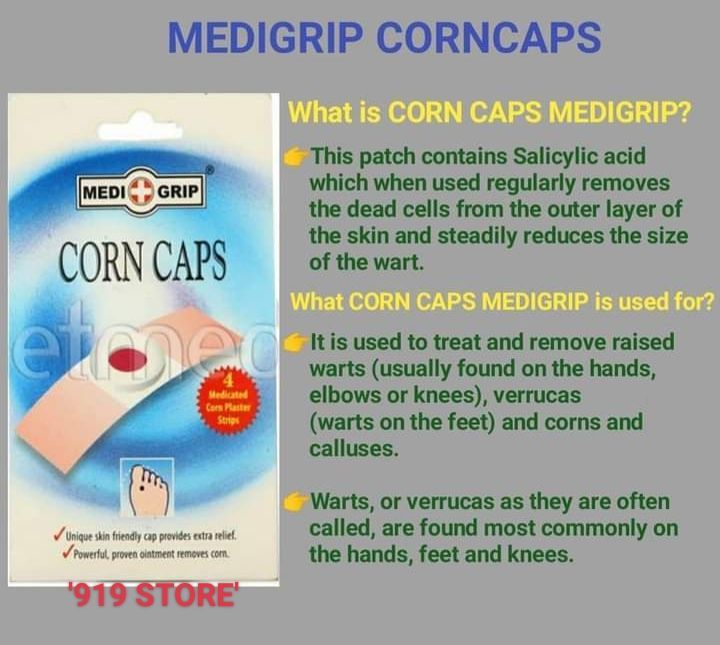CORN CAPS ( 4medicated corn plaster strips) | Shop.com.mm