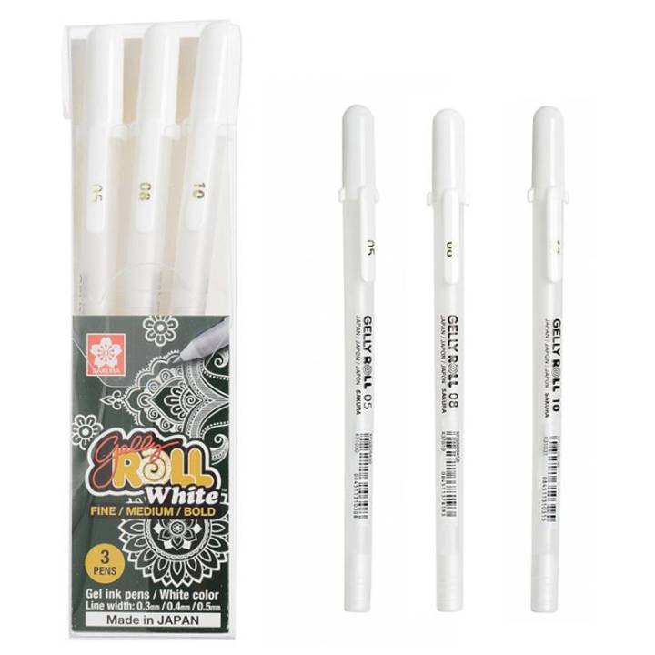 1/3PCS SAKURA Gelly Roll Gel Pens Highlight Marker for Journaling Art ...