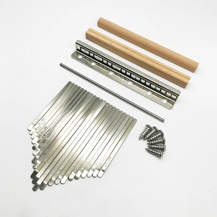 DIY 8 17 21 Tone Kalimba accessories Keys Tines Thumb Piano Bridge ...